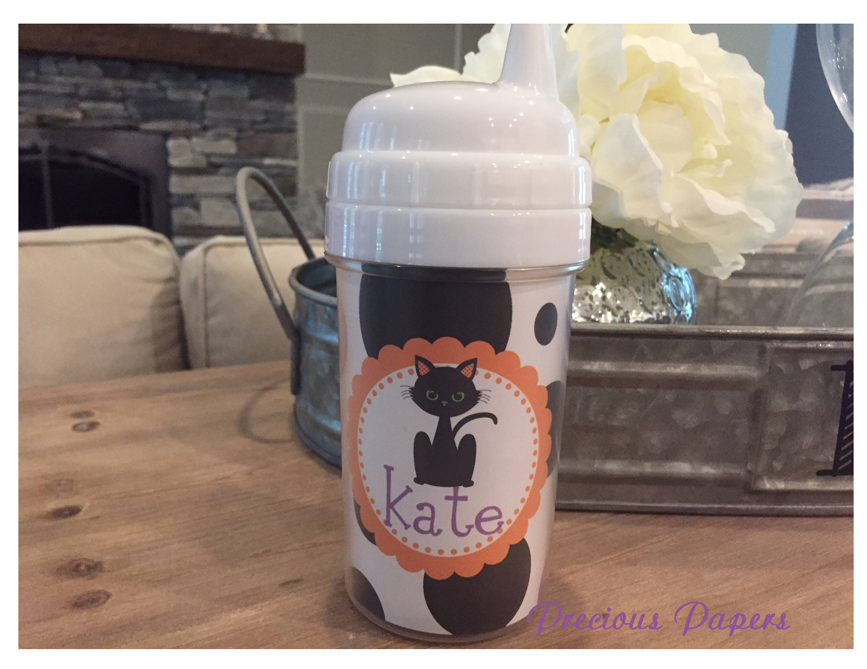 Personalized Kids Halloween Sippy Cup - Spider Sippy Cup - Monster ...