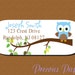 60 Owl Return Address Labels Personalized PRINTED Custom Owl Stickers ...