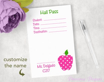 UPDATED DIGITAL DOWNLOAD Eucalyptus Hall Passes With Time - Etsy