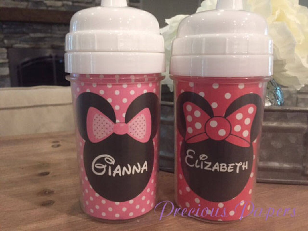 Personalized Kids Sippy Cups Minnie Mouse Sippy Cup - Minnie Mouse ...