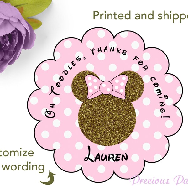 Minnie Mouse Labels - Etsy