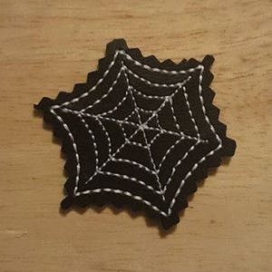 Spider, Spider Web Felttie, Feltie, Felt Hair Bow Clippies, in the Hoop ...