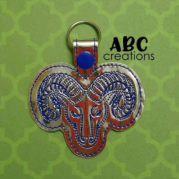 Ram Head Embroidery - Etsy