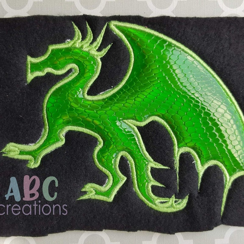 Dragon Applique - Etsy