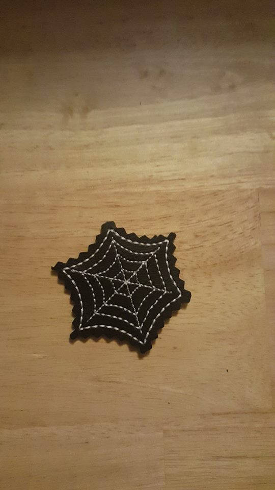 Spider Spider Web Felttie Feltie Felt Hair Bow Clippies In | Etsy