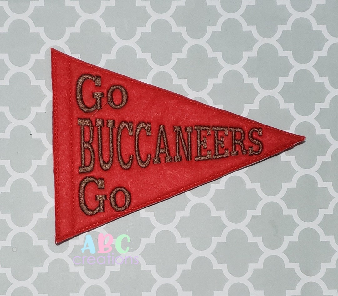 Go Buccaneers Go Team Pennant Flag, Flag, Team Flag, Team Pennant ...