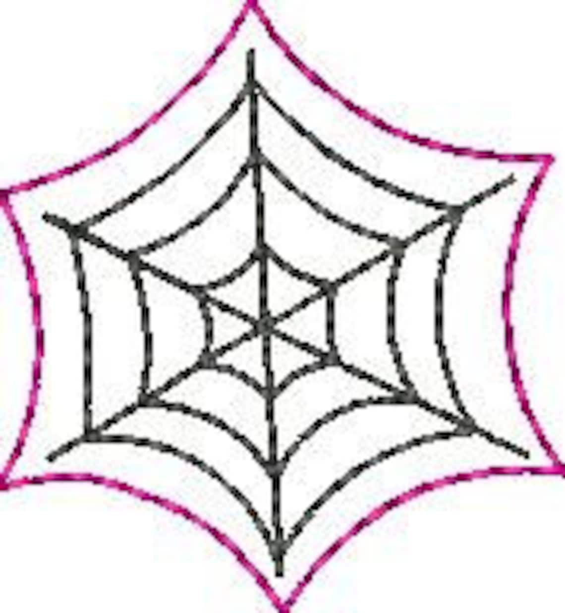 Spider Spider Web Felttie Feltie Felt Hair Bow Clippies in | Etsy