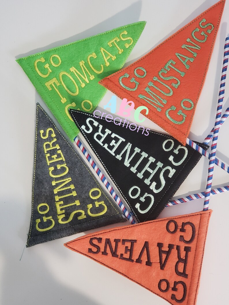 Go Bengals Go Team Pennant Flag Flag Team Flag Team | Etsy