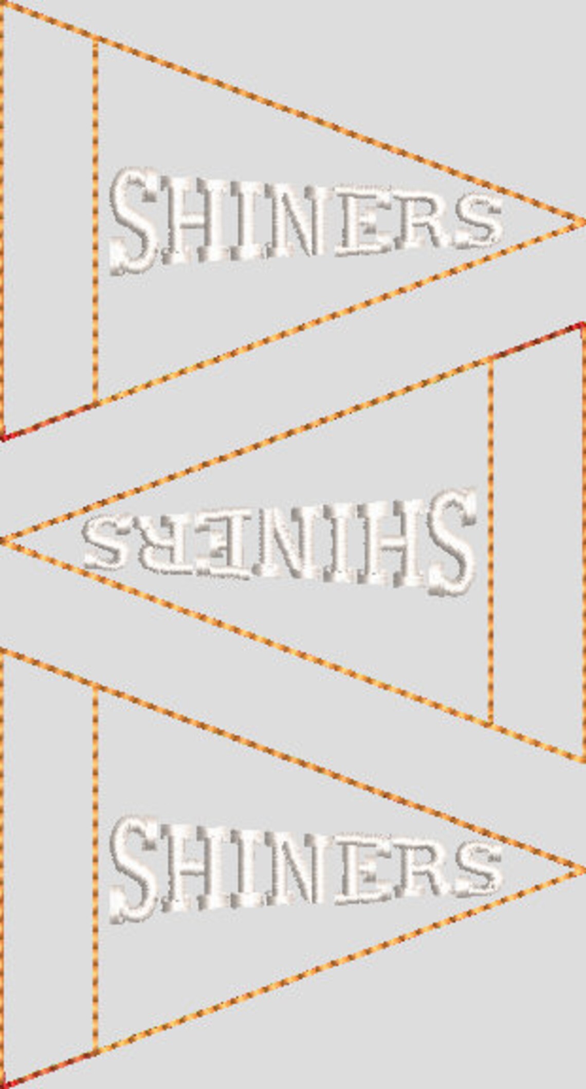 Shiners Team Pennant Flag Pencil Topper Flag Team Flag Team - Etsy