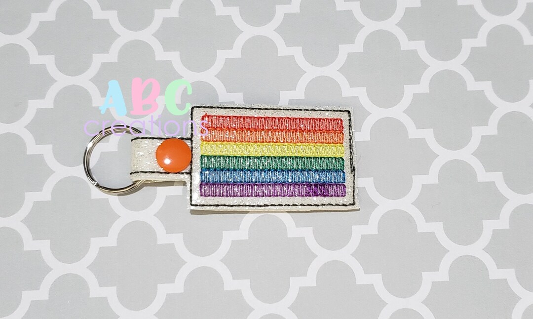 Pride Flag, LGBT, Lesbian, Gay, Bisexual, Transgender,pride, Key Chain ...