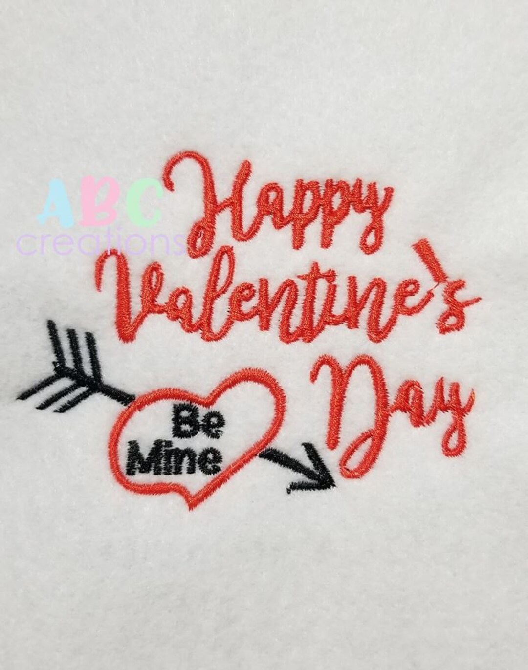 Happy Valentines Day Be Mine Valentine Design 4x4 & 5x7 - Etsy