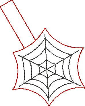 Spider Web Itsy Bitsy Spider Web Key Chain Key Fob Snap | Etsy