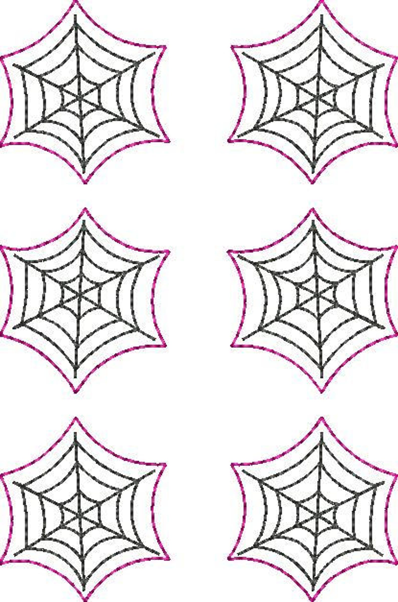 Spider Spider Web Felttie Feltie Felt Hair Bow Clippies in | Etsy