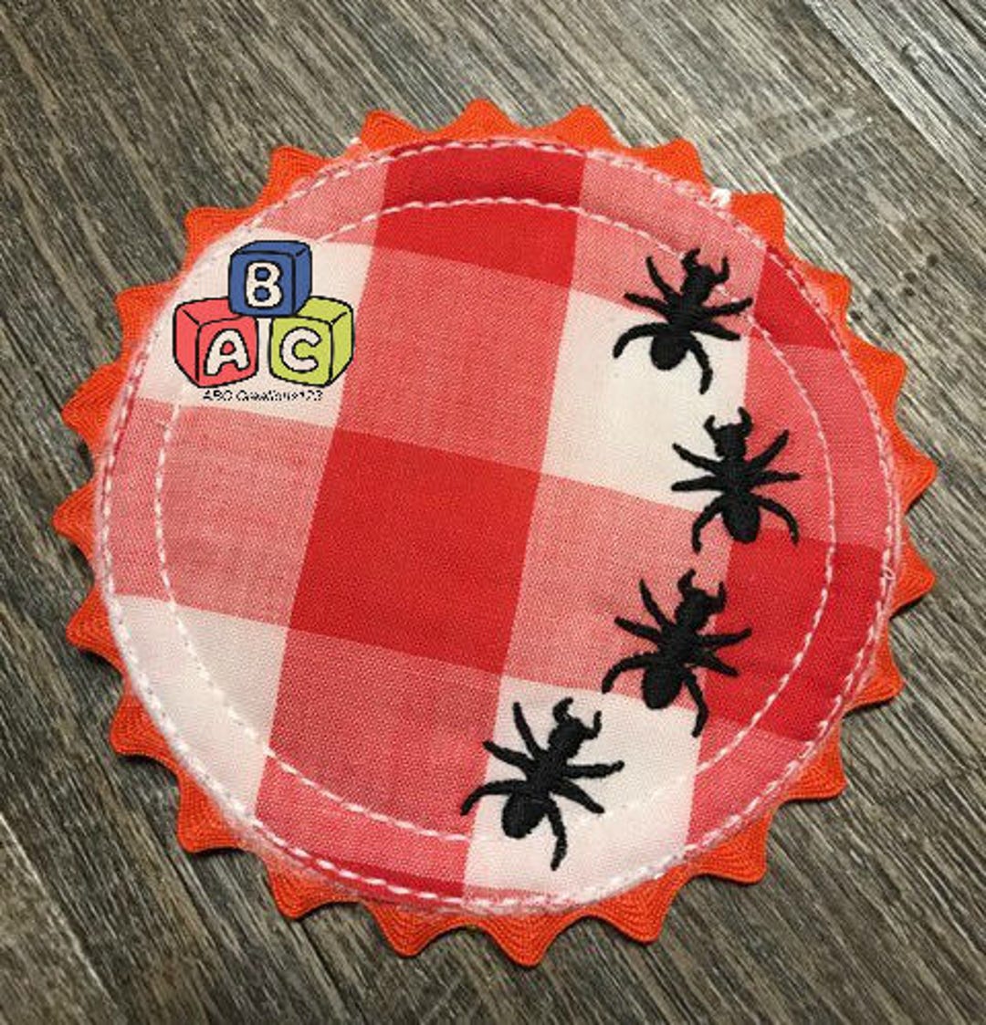 Ants, Ant Coaster, Picnic Coaster, Mothers Day, in the Hoop Machine ...