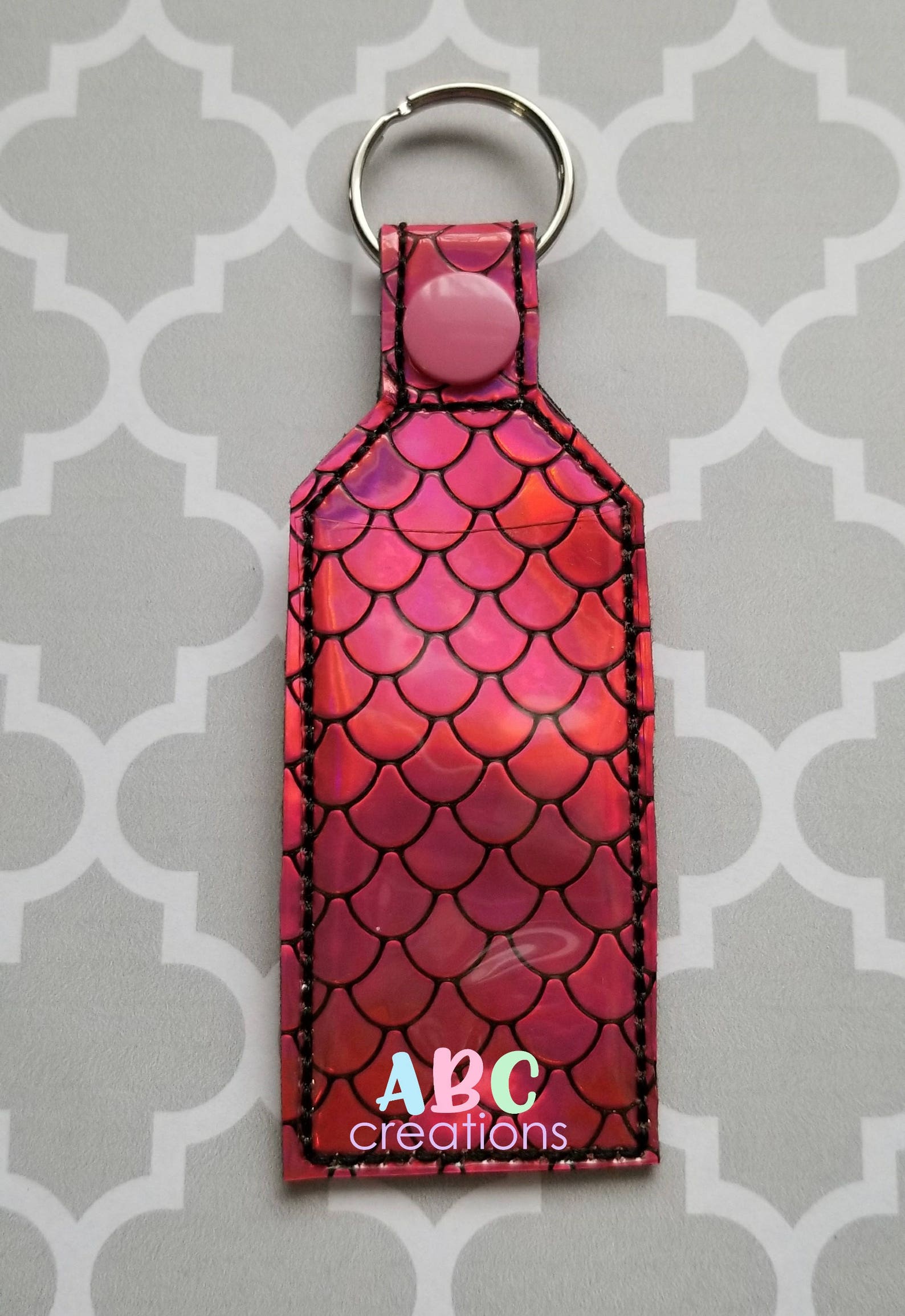 Blank Chap Stick Lip Balm Holder Snap Tab Rivet Rivet - Etsy