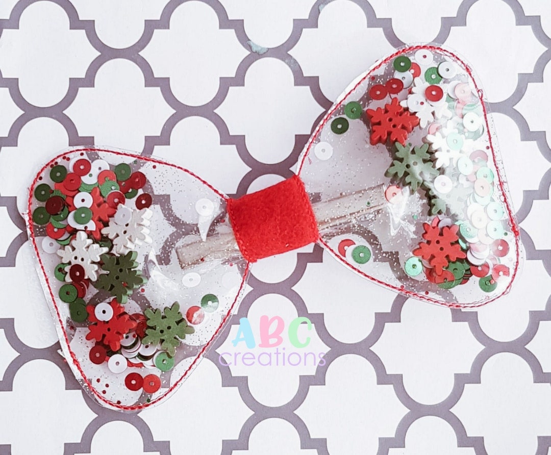 Trinket Hair Bow, in the Hoop, Cheer Bow, Cheer Leading, Kids Hair Bow ...