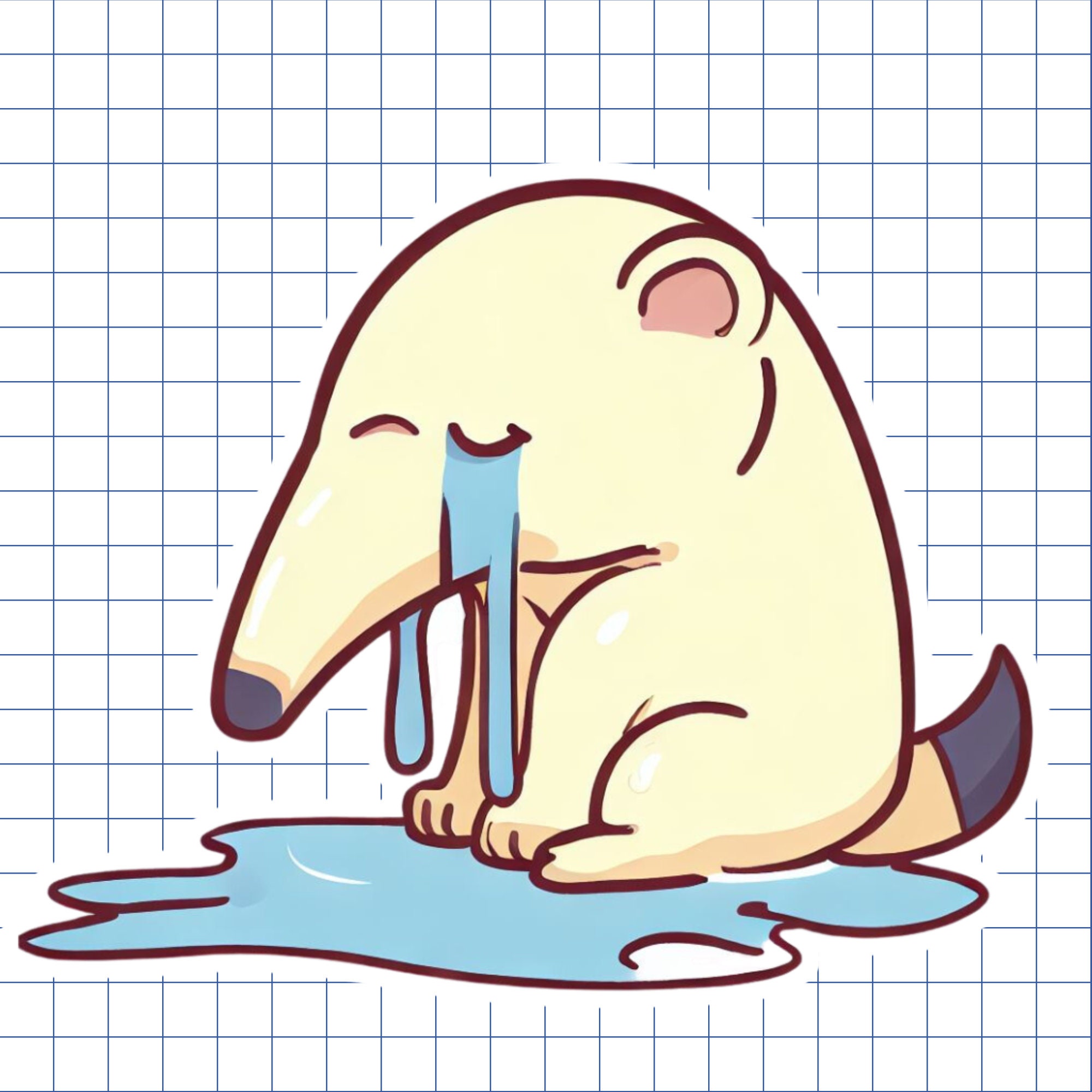 Anteater Emoji and Activity Digital Stickers for Goodnotes - Etsy