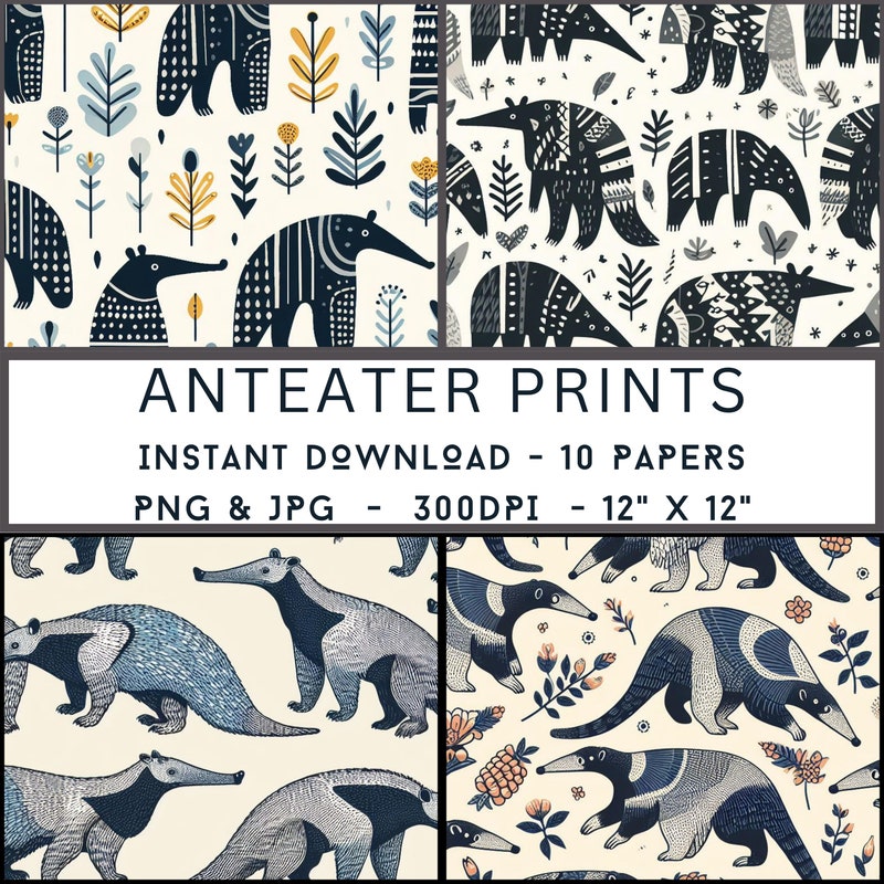 Anteater - Etsy