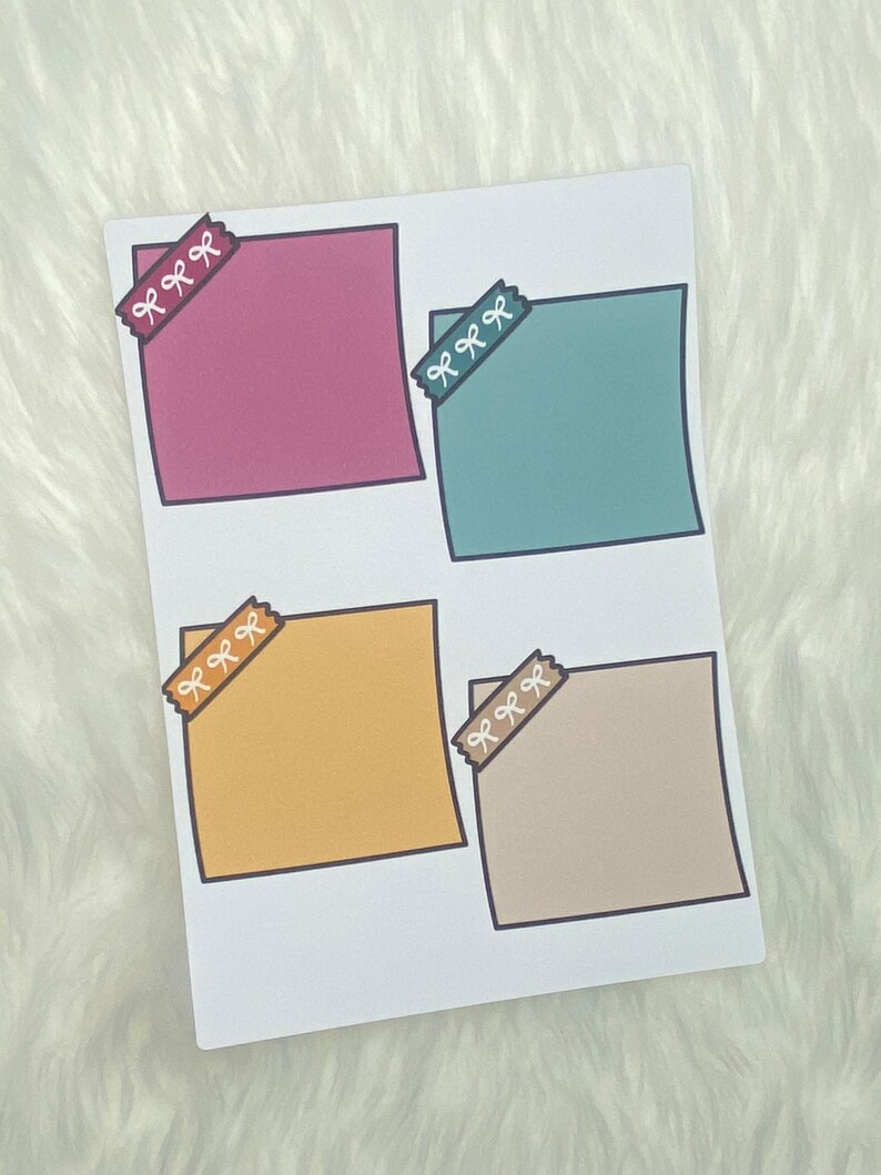 Fall Stickie Note B6 Jumbo Sticker - Etsy