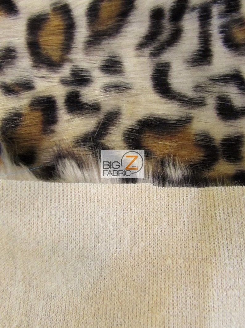 Faux Fake Fur Leopard Cheetah Animal Long Pile Fabric Snow - Etsy