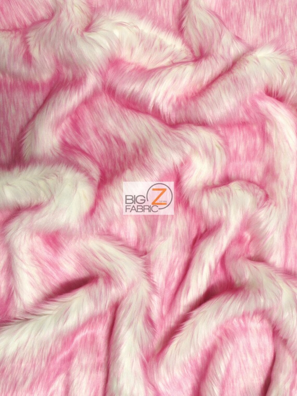 Candy Shag Faux Fur Fabric BUBBLE GUM Sold by the Yard | Etsy