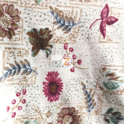 Floral Garden Polar Fleece Fabric 60 Width Sold by the - Etsy