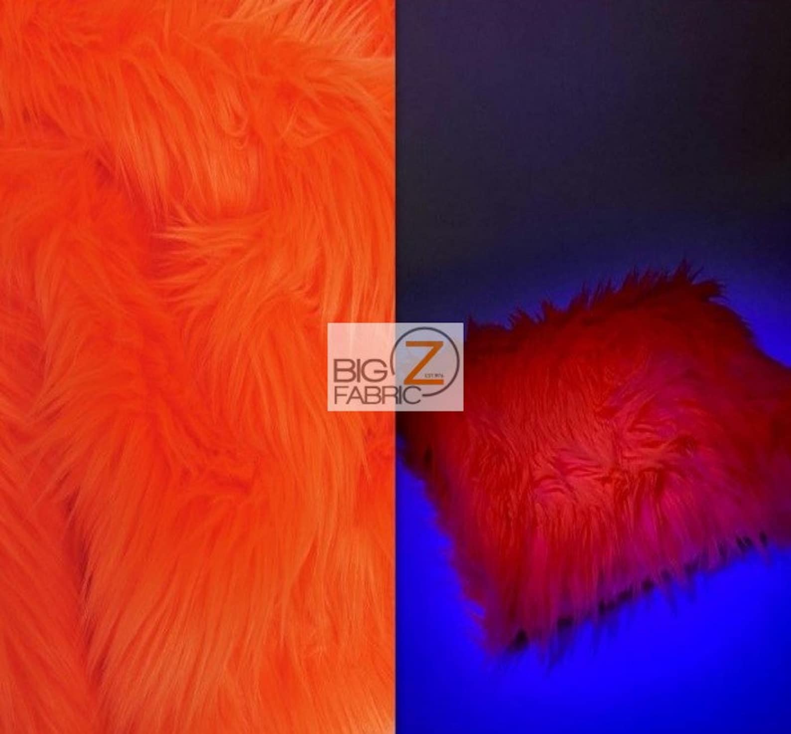 UV Reactive Solid Shaggy Faux Fur Fabric 6 COLORS Sold by - Etsy