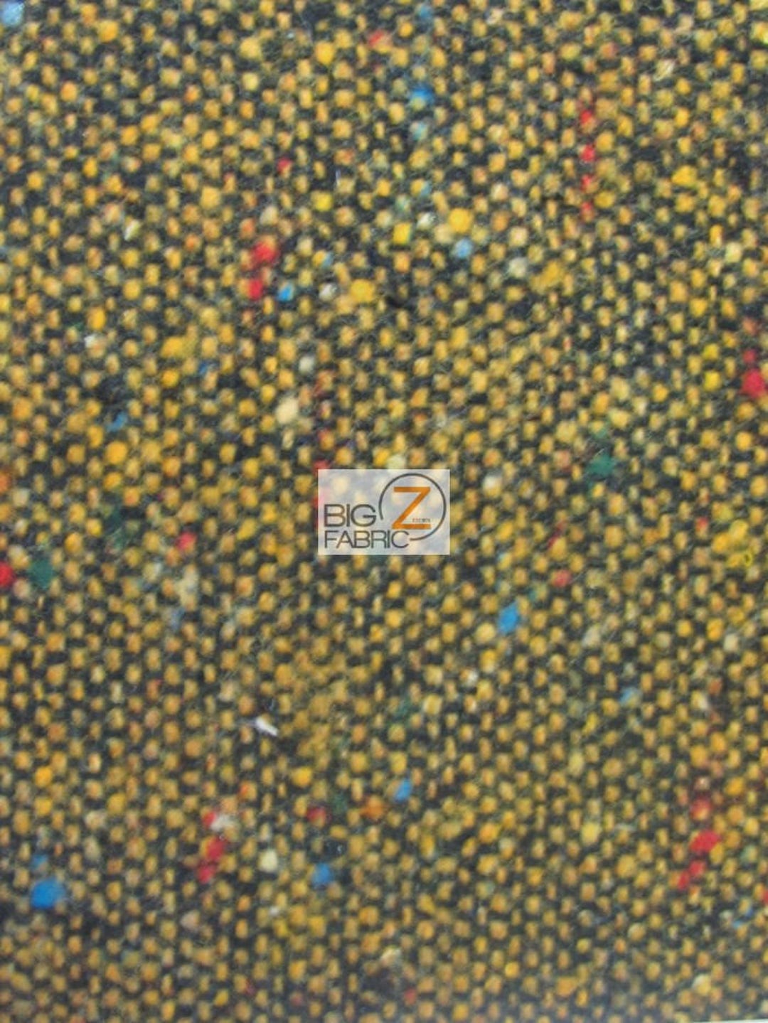 Multi Color Splash Wool Fabric YELLOW by the Yard Blankets Historical ...