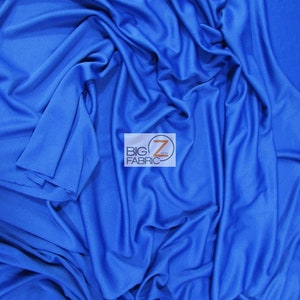 Solid Polyester Interlock Knit Fabric - 19 COLORS - by the Yard DIY ...