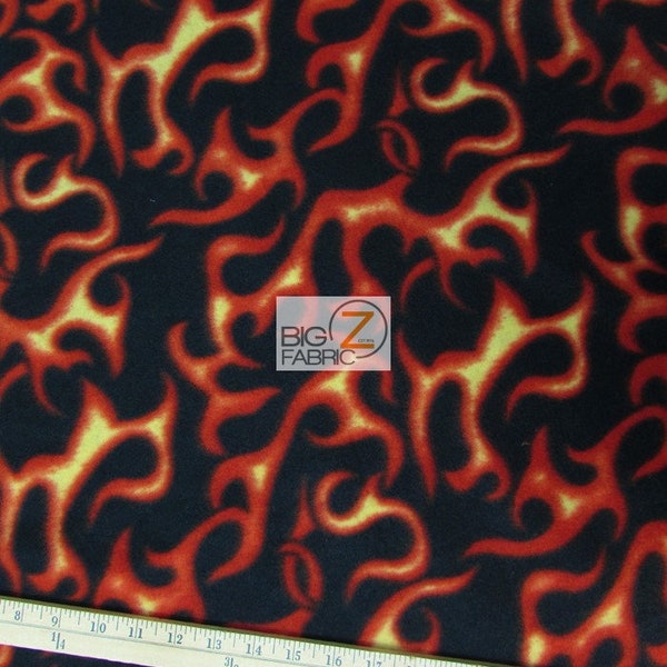 Blue Flame Fabric - Etsy