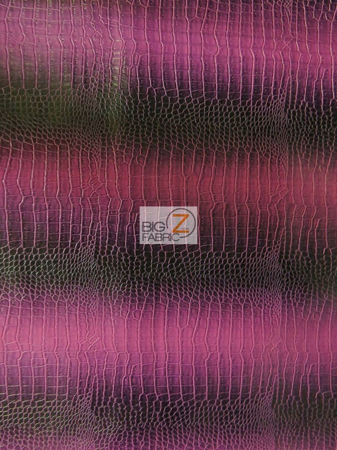 Dragon Gator Upholstery Vinyl Fabric PURPLE CRUSH by Yard | Etsy