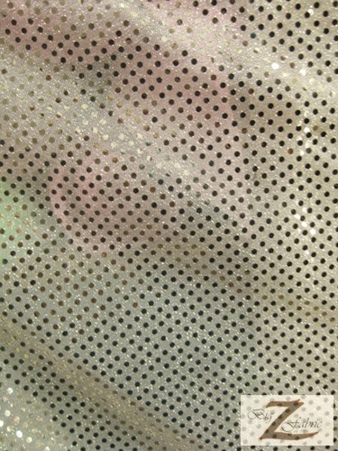 Small Dot Confetti Sequins Fabric - OFF WHITE- Sold by the Yard ...