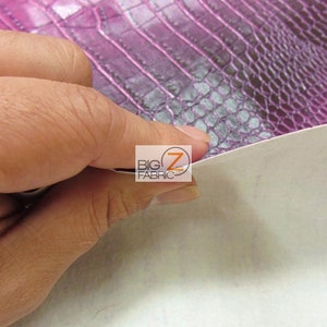 Dragon Gator Upholstery Vinyl Fabric - PURPLE CRUSH - by Yard Embossed ...