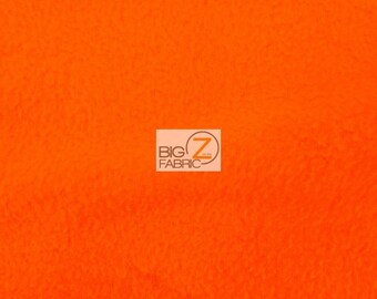 Orange Fleece Fabric - Etsy