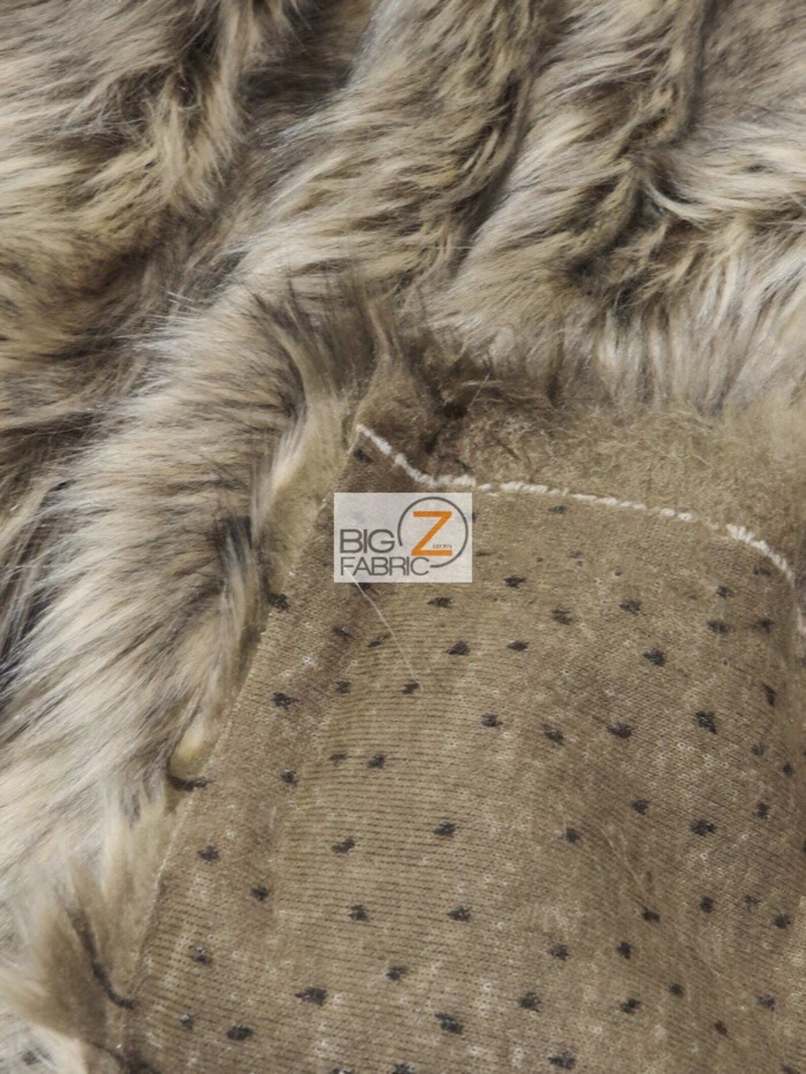 Faux Fake Fur Animal Long Pile Fabric BABY TUNDRA WOLF new - Etsy