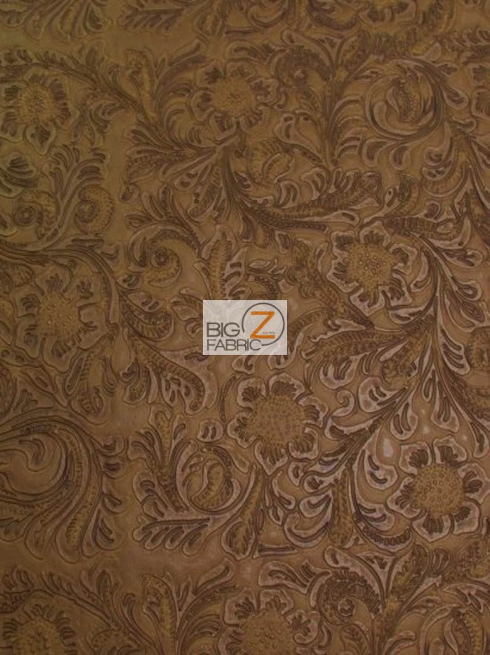 Durolast™ Western Floral Pu Leather Fabric 12 COLORS by - Etsy
