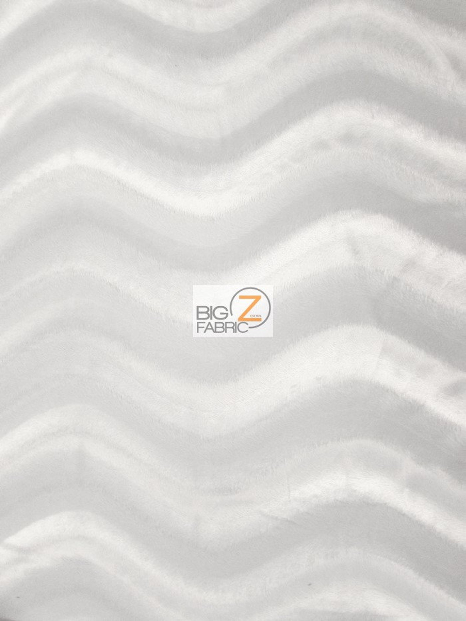 Wavy Velboa Faux Fur Fabric - White - Sold by the Yard - 58"/60" Width ...