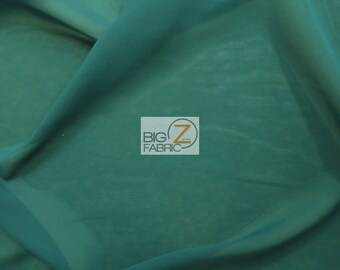 Teal Chiffon Fabric - Etsy