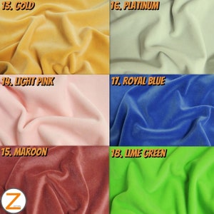 Stretch Mochi Plush Minky Fabric, 4-way Stretch Soft Polyester Spandex ...