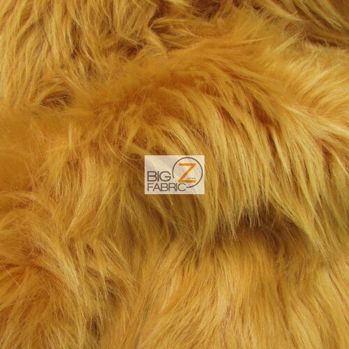 Solid Shaggy Faux Fur Fabric DENIM Sold by the Yard - Etsy