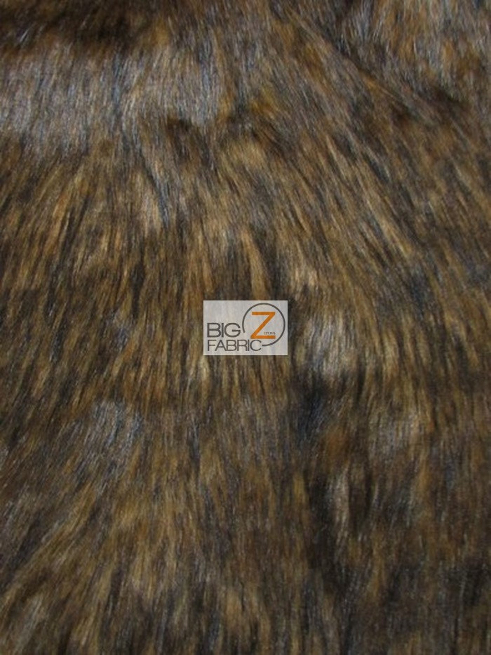 Faux Fake Fur Animal Long Pile Fabric HONEY WOLF 60 | Etsy