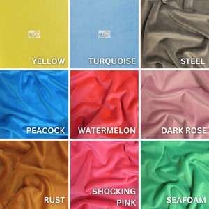 Solid Minky Fabric, Ultra Soft Polyester Plush Minky for Baby Blankets ...