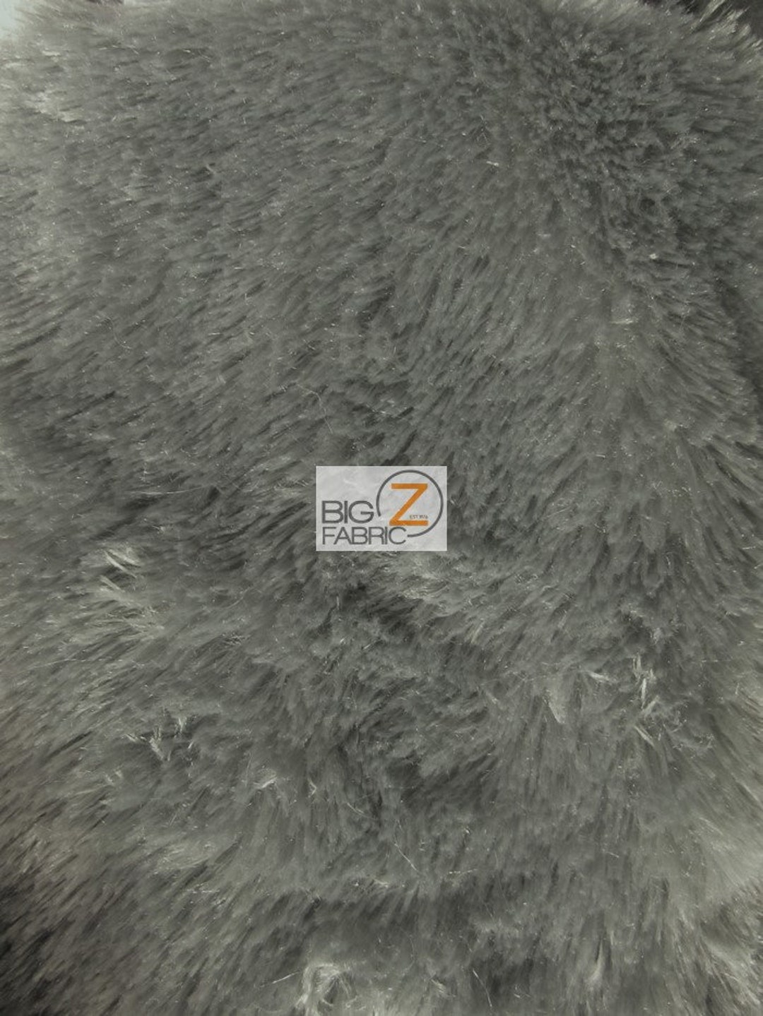 Minky Shaggy Baby Soft Fabric - CHARCOAL - Sold by the Yard 58"/60 ...