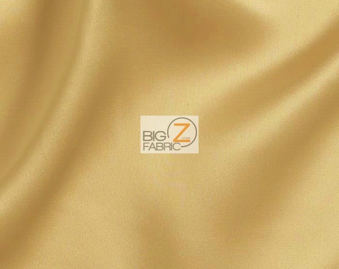 Antique Gold Crepe Back Satin Bridal Fabric for Wedding Dresses ...