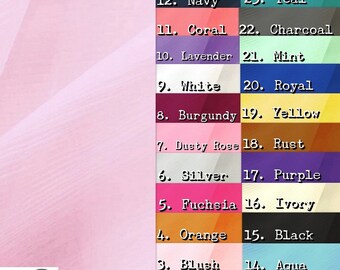 Danielle LIGHT BLUSH PINK Polyester Hi-multi Chiffon Fabric by the Yard ...