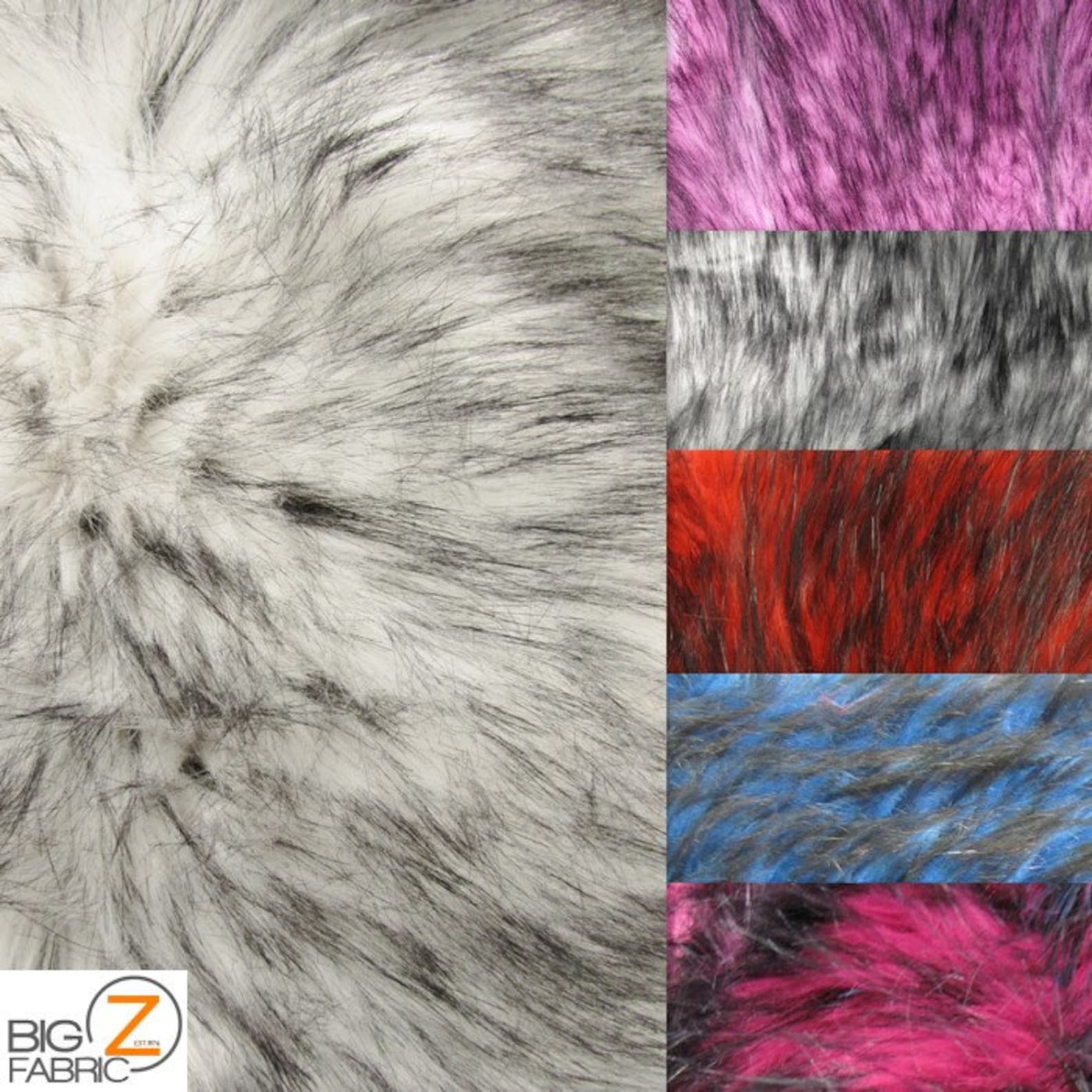 Faux Fake Fur Arctic Alaskan Husky Long Pile Fabric IVORY - Etsy