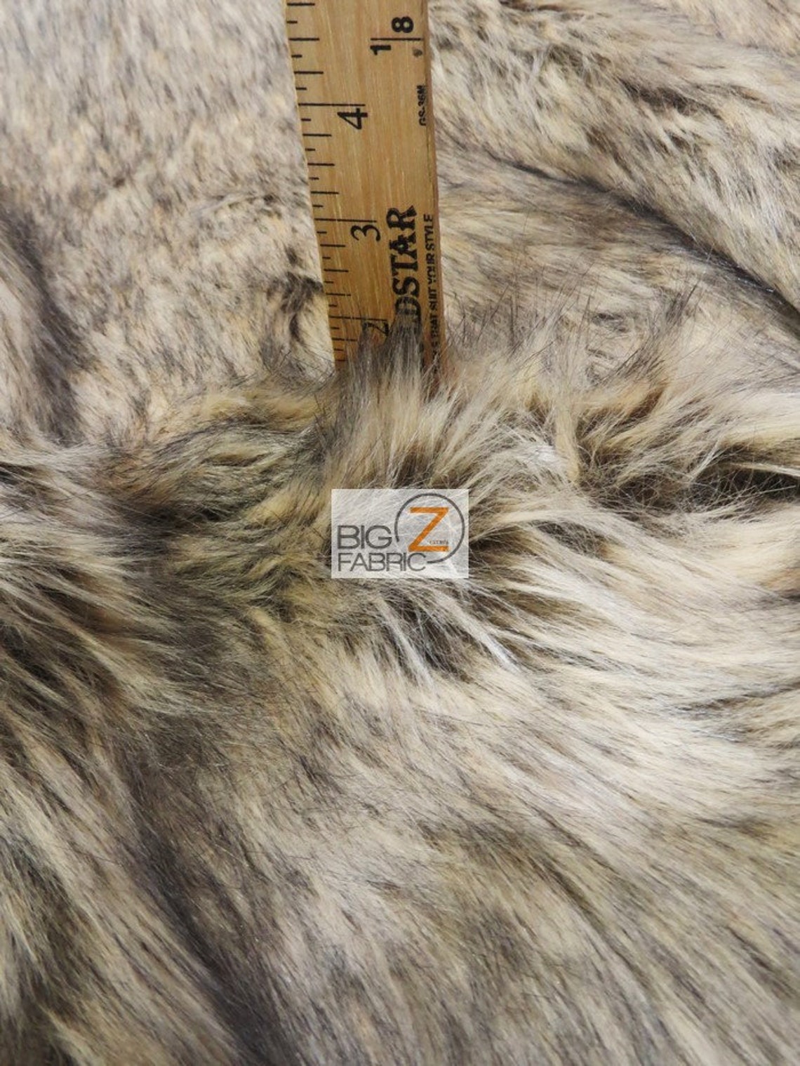 Faux Fake Fur Animal Long Pile Fabric BABY TUNDRA WOLF new - Etsy