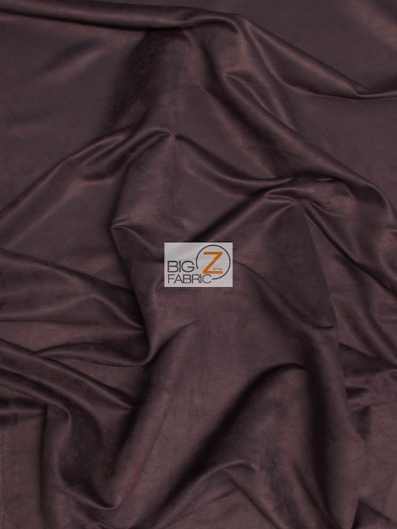 Microfiber Suede Upholstery Fabric EGGPLANT 58 Width - Etsy