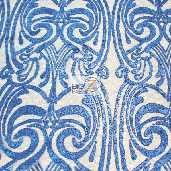 Royal Blue Damask - Etsy