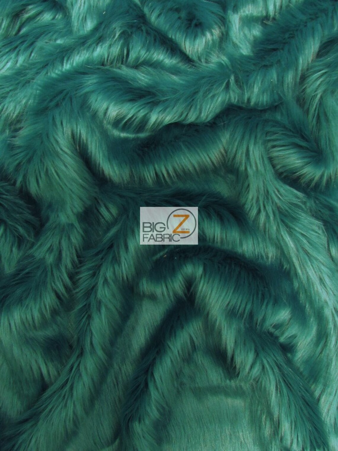 Solid Shaggy Faux Fur Fabric TEAL Sold by the Yard - Etsy